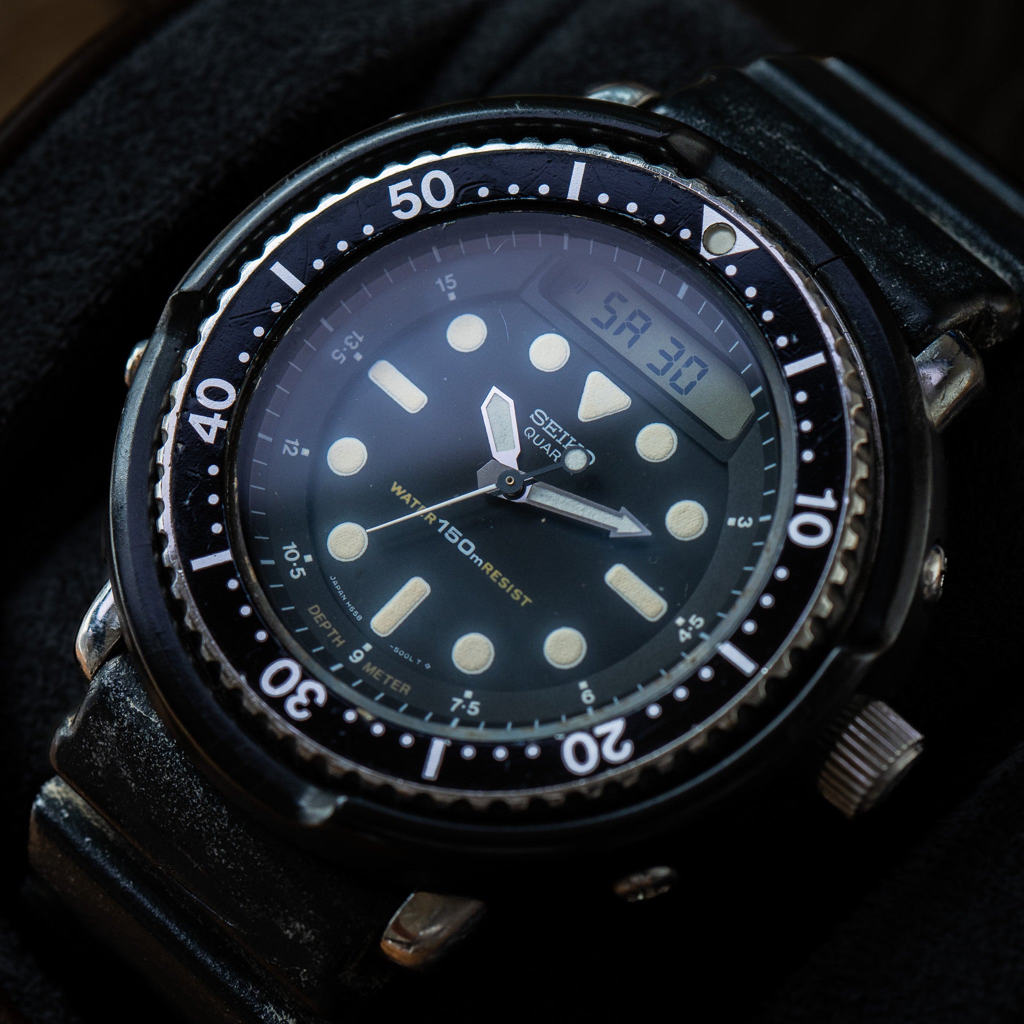 Seiko "Arnie" H558-5000 Analogue & Digital Chronograph – Provenance Watches